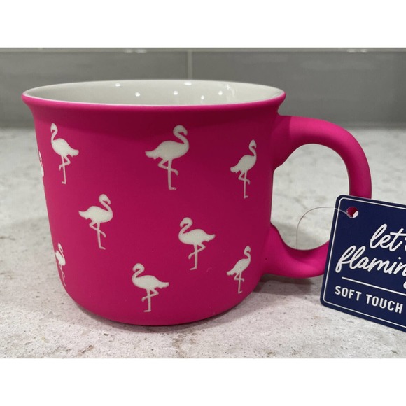 Sunday Morning Ceramics | Dining | Lets Flamingle Soft Touch Hot Pink ...